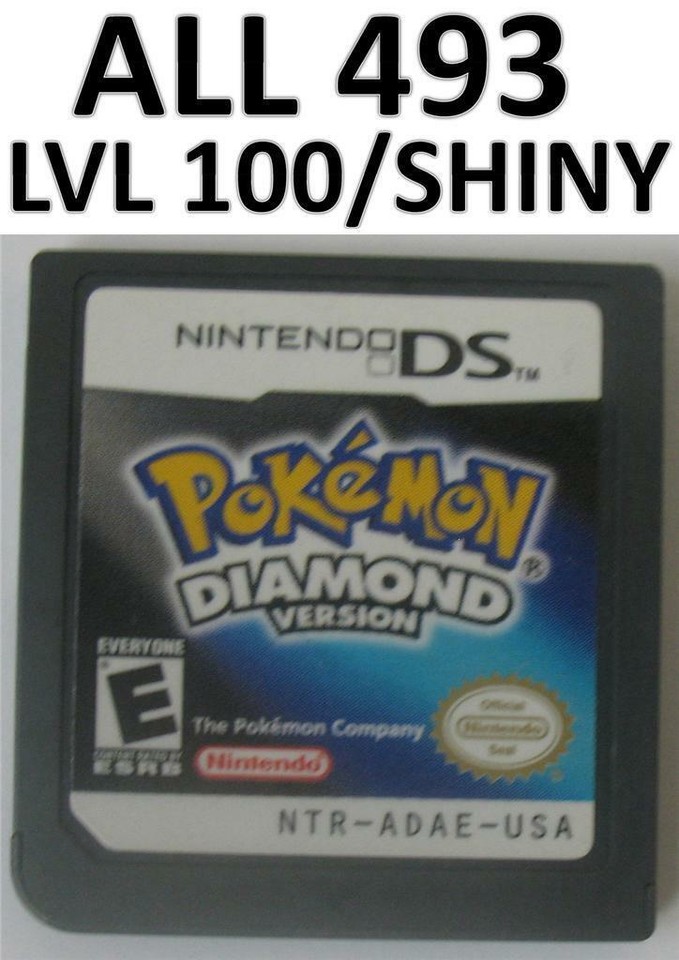Authentic Custom Unlocked Pokemon Diamond - All 493 Shiny Pokémon, All ...