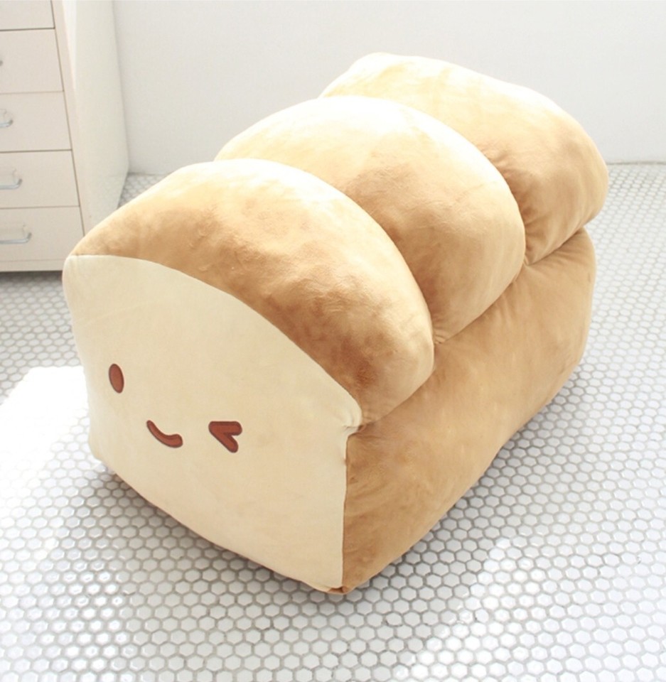 Cotton Food Bread Cushion Plush Toy Stuffed Big Size Doll 70cm 27 ...