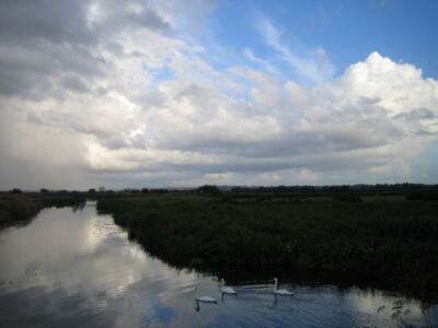 Photo 6x4 River Yeo Knole/ST4825 Thundery weather approaching. c2006 ...