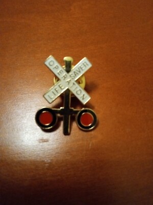OPERATION LIFESAVER Pinback Pin (Train, Railroad, Railway) | eBay