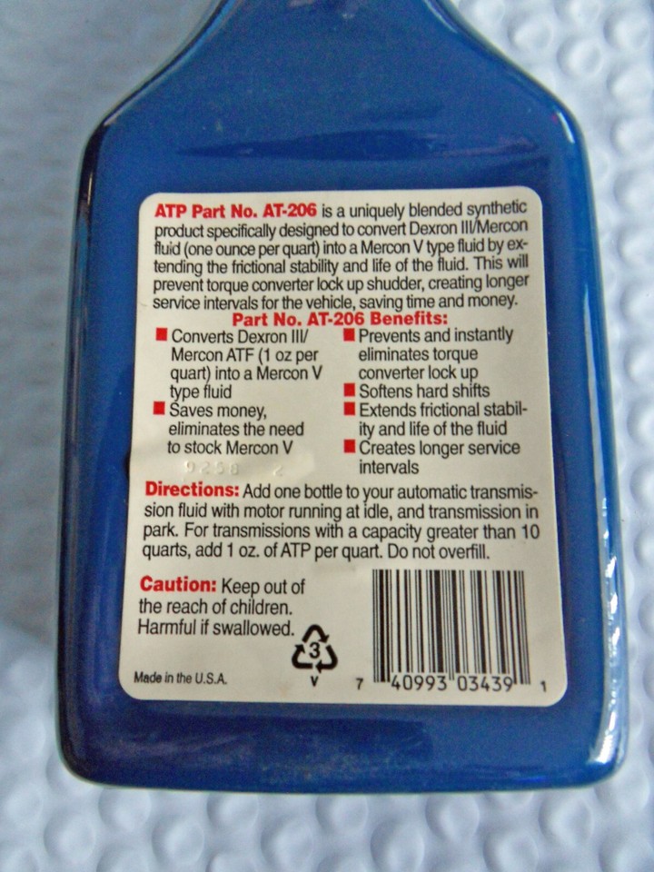 ATP Friction Modifier M Five Alternate Transmission Fluid Modifier AT ...