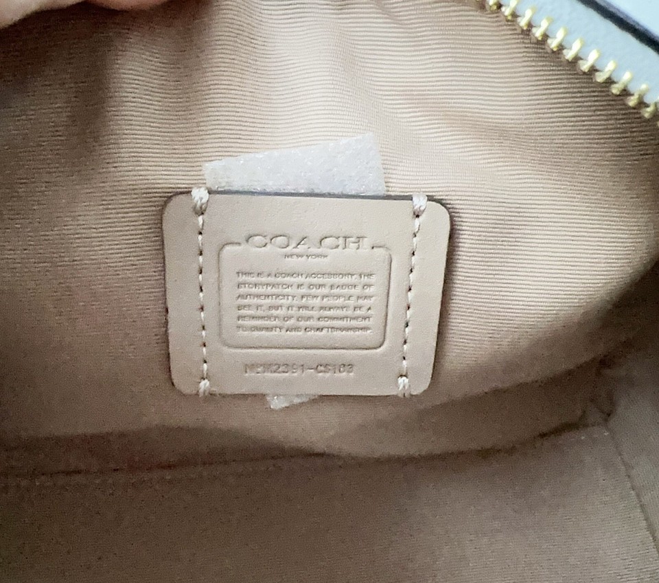 NWT Coach Mini Rowan Crossbody In Signature Canvas Cw329 | eBay