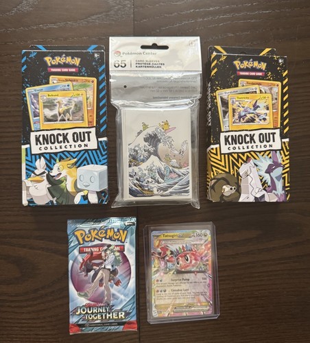 Pokémon Chilling Reign Vivid Voltage 2022 Knockout Box + Great Wave ...
