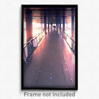 Pixel Art Poster - Massive Walkway (8 Bit Psychedelic Trippy Video Game ...