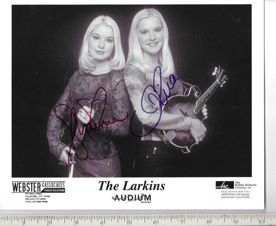 Vintage photograph, The Larkins, Bluegrass, signed, 8" x 10" | eBay