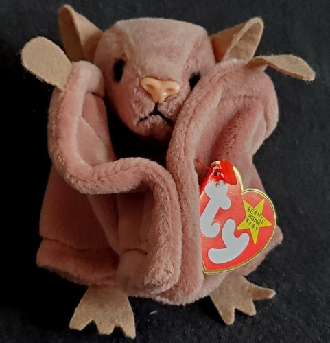 Original Ty Beanie Babies BATTY The Bat 1996 Vintage Tan | eBay