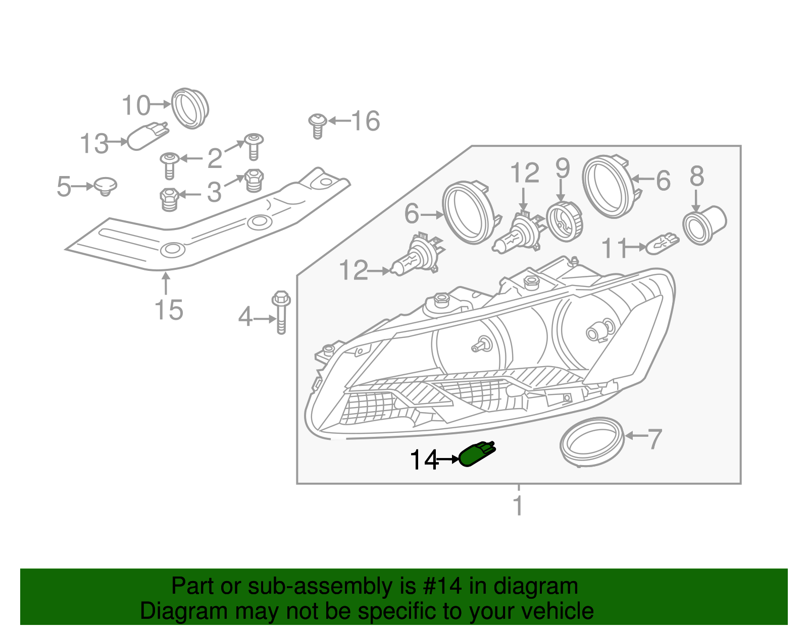 Volkswagen N10724402 Genuine OEM Backup Lamp Bulb for sale online | eBay