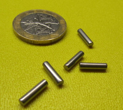 18-8 Stainless Steel Metric Dowel Pins M2.5 Dia x 10mm Length, 100 ...