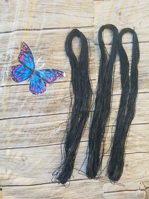 3 New African Rubber Hair Thread For Threading/Stretching Out Natural ...