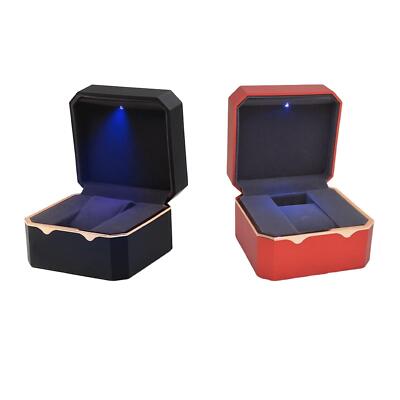 Watch Case, with Single Light Watch Box Showcase Display Stand | eBay ...