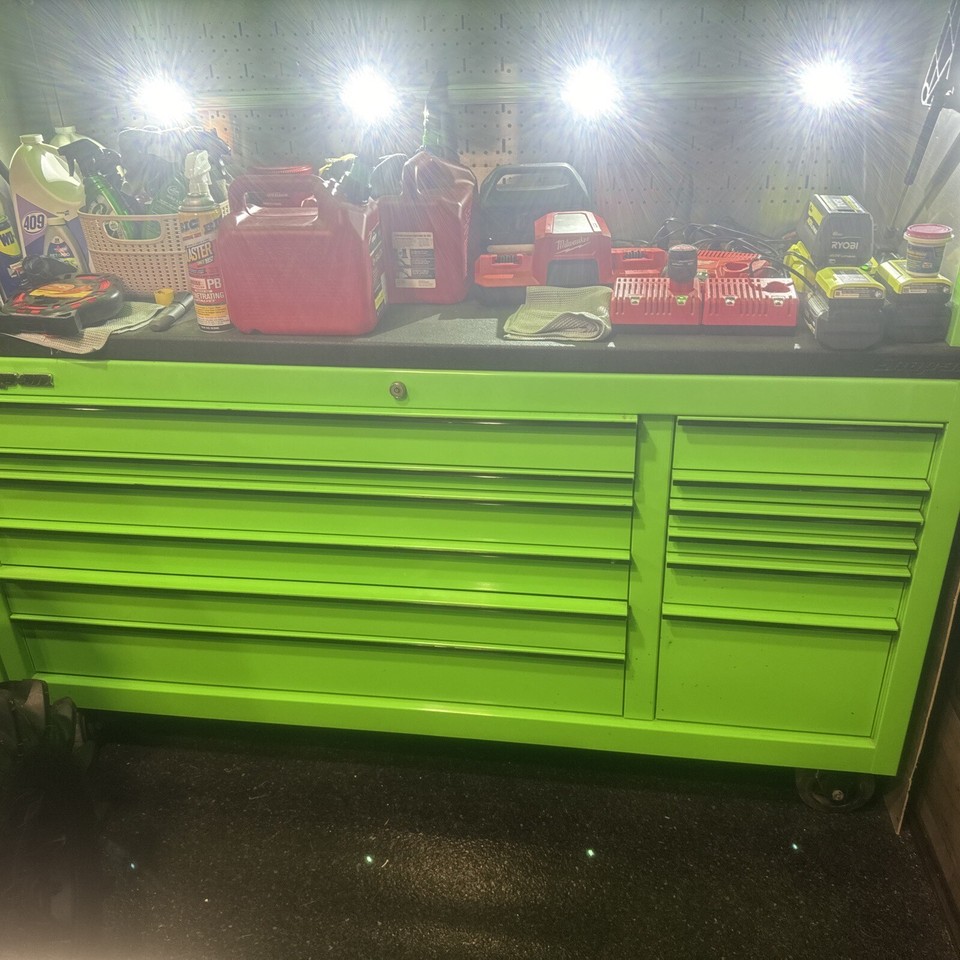 Snap-on Tool Box Chest & Cabinet Work Surface | Stainless Steel ...