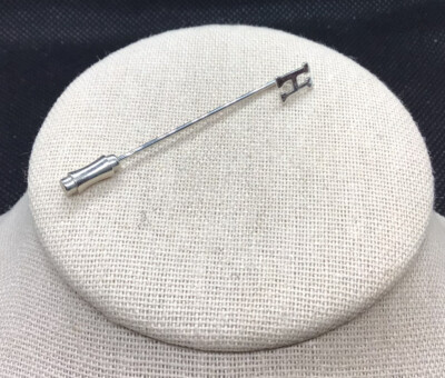 Vintage Silver Tone Costume Letter/Initial "H" Stick Pin Z110 | eBay