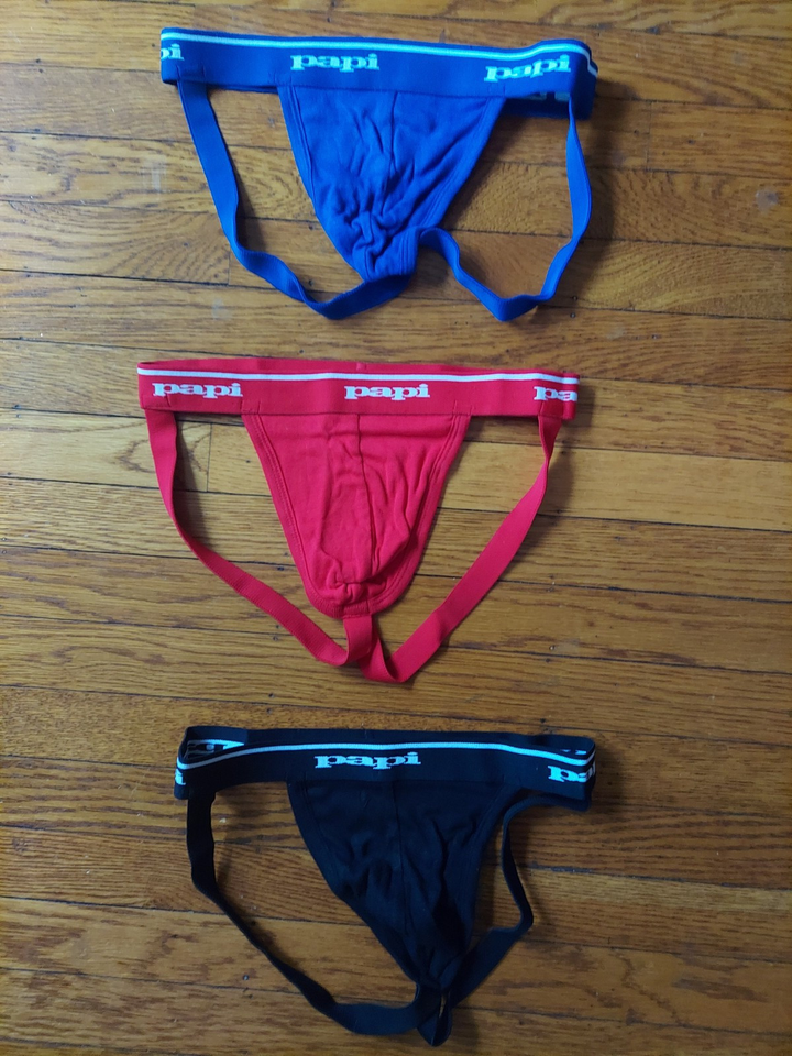 New Men's Underwear Papi Jockstrap Boxer Briefs Boxers Size Small Lot ...