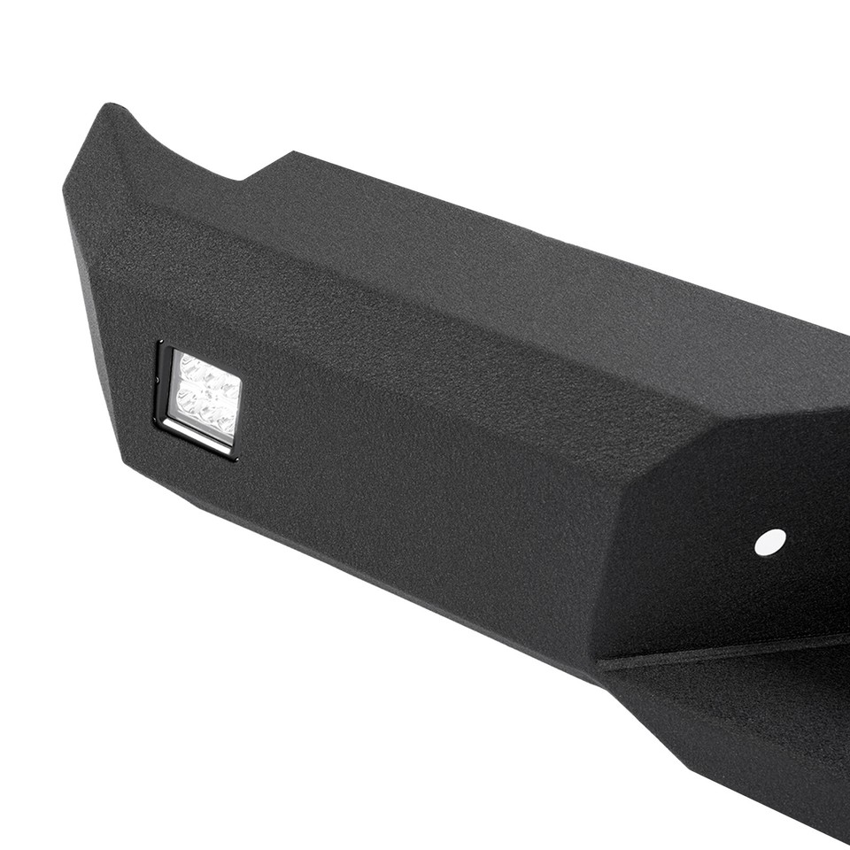 Black Rear Steel Bumper Assembly For Nissan Frontier 2005-2021 Powder ...
