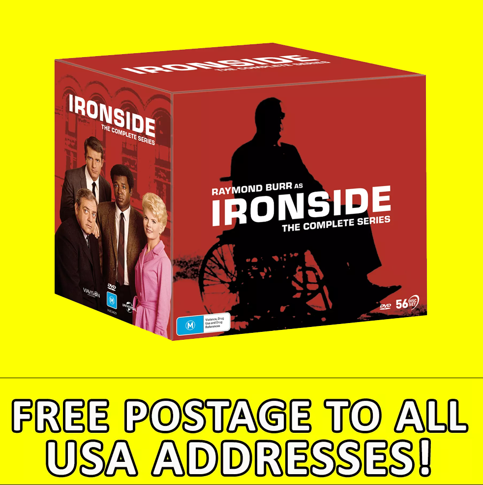 IRONSIDE Complete Season Series 1-8 1 2 3 4 5 6 7 8 DVD BOX SETS SEALED ...