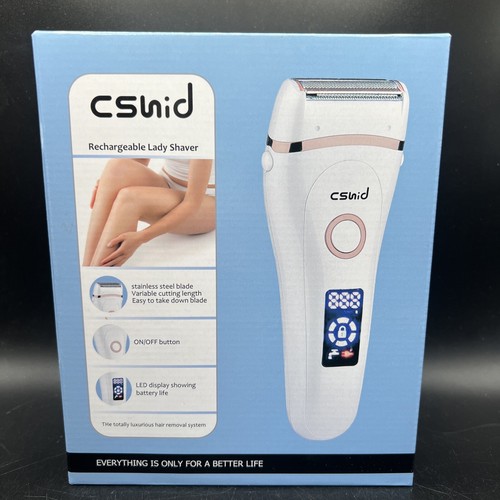 Csnid Rechargeable Lady Shaver Stainless Steel With LED Display W ...