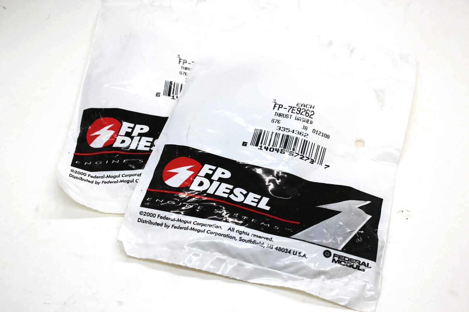 FP DIESEL THRUST WASHER SET OF TWO - PN # FP-7E9262 - NEW SURPLUS ...