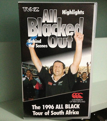 ALL BLACKED OUT - THE 1996 ALL BLACK TOUR OF SOUTH AFRICA - VHS | eBay