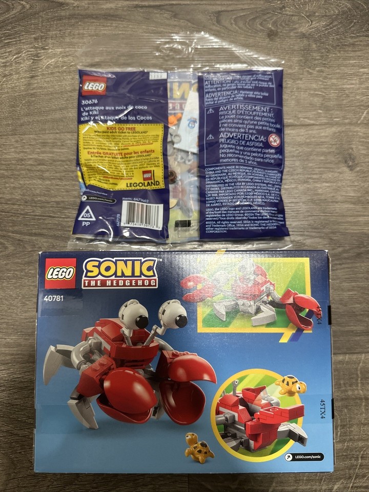 LEGO Sonic The Hedgehog Badnik: Crabmeat 40781, NEW Promo + Kiki’s ...