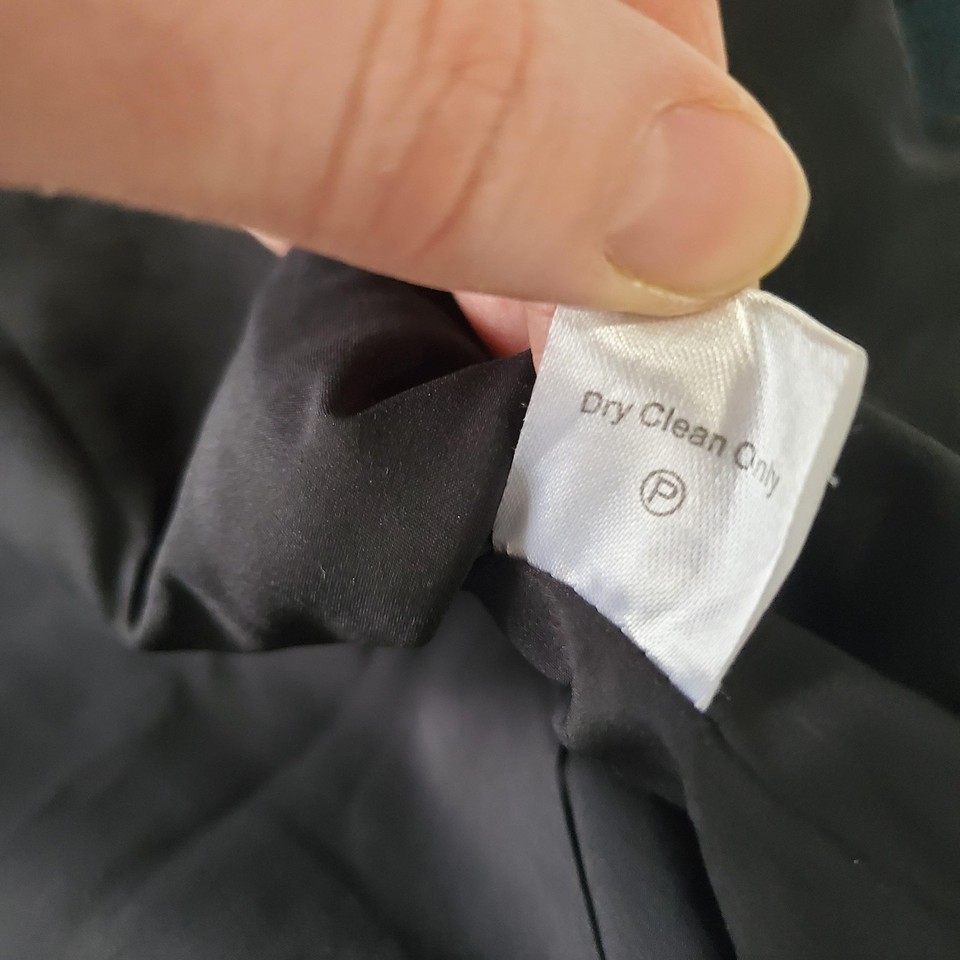 Tuckernuck Dress Womens XS Blue Green Plaid Wool Blend High Neck Long ...