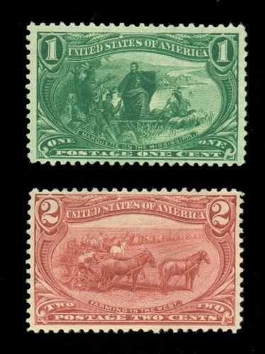 US Stamps, Collection Lot, scn 285 and 286, Unused, no gum, see below ...