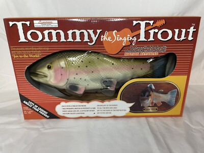 Tommy The Singing Trout Fish Motion Sensor Sings Joy To The World NEW ...