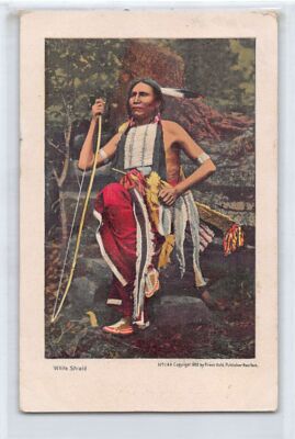 Usa - Native Americana - White Shield Indian - Publ. Franz Huld 144 | eBay