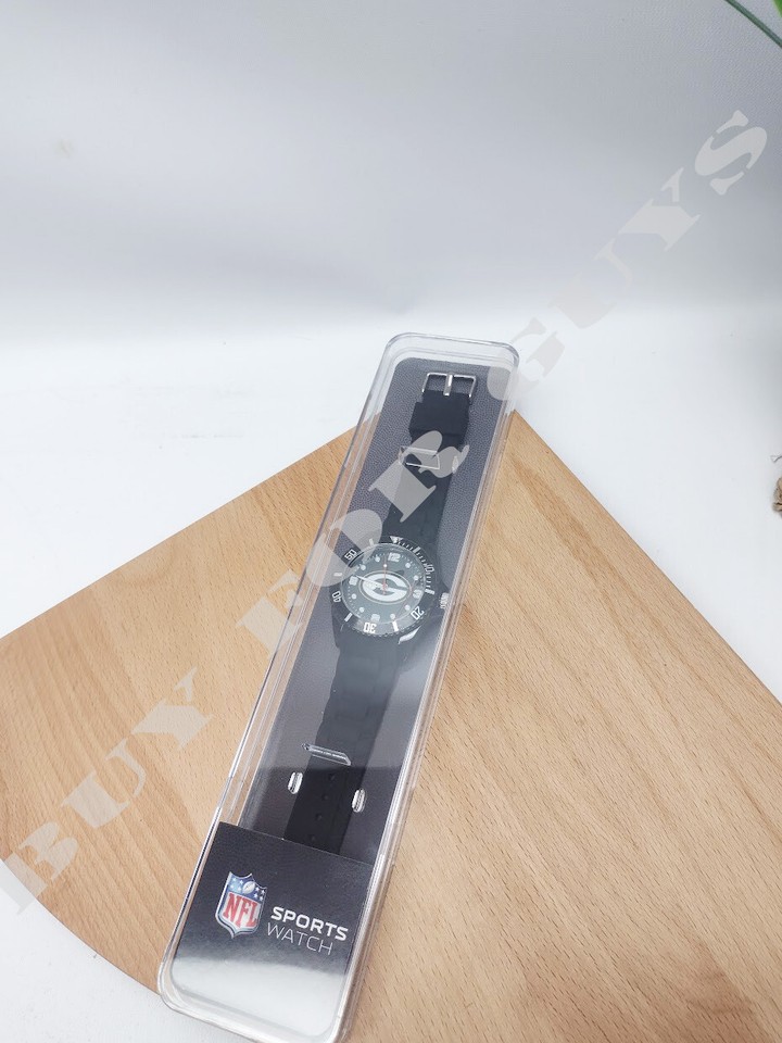 Men's Black watch NFL Football Team Spirit Watch - NFL - * Pick Your ...