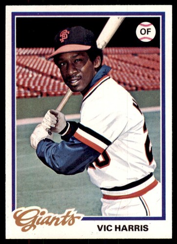 1978 TOPPS VIC HARRIS SAN FRANCISCO GIANTS #436 | eBay