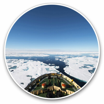 2 x Vinyl Stickers 7.5cm - Icebreaker Ship Arctic Ice Cool Gift #3380 ...