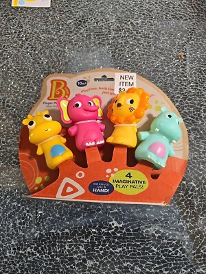 B. Toys Pinky Pals 4 Finger Puppets Bathtime & Playtime Fun 10+ Months ...