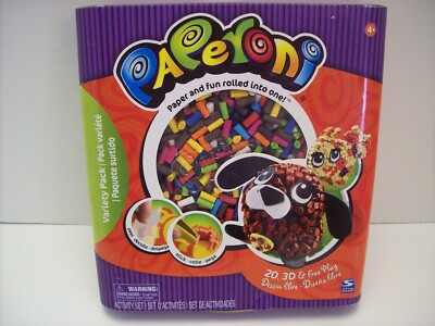 Spin Master Paperoni Craft Kit 2D 3D Variety Pack Paper Fun Hobby - NEW ...
