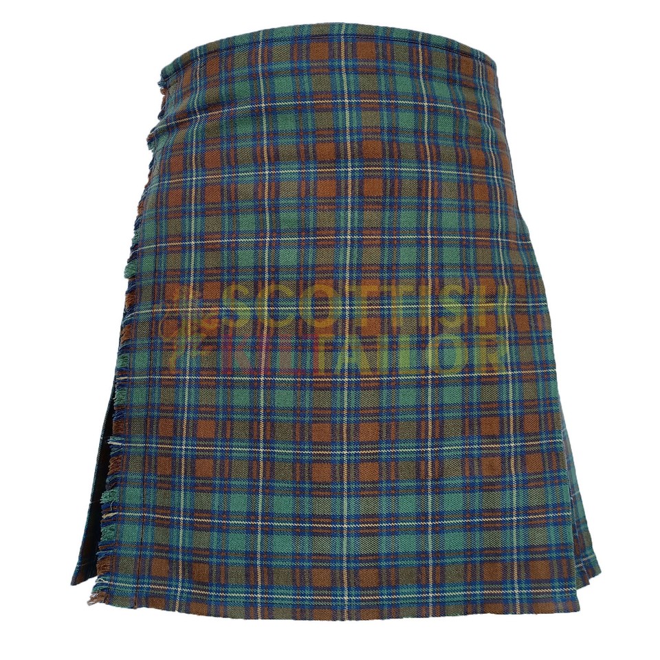 Scottish Handmade Traditional County Kerry Tartan Kilt & Custom Size ...