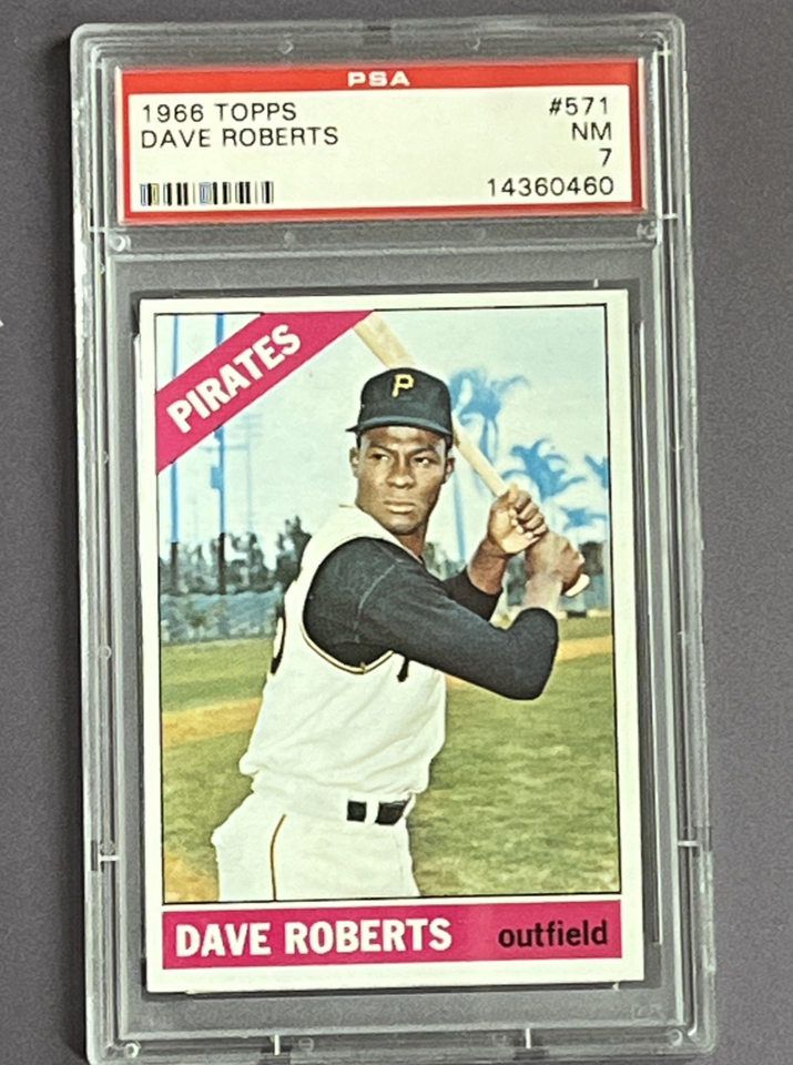 1966 TOPPS #571 DAVE ROBERTS Boston Red Sox PSA 7 NM | eBay