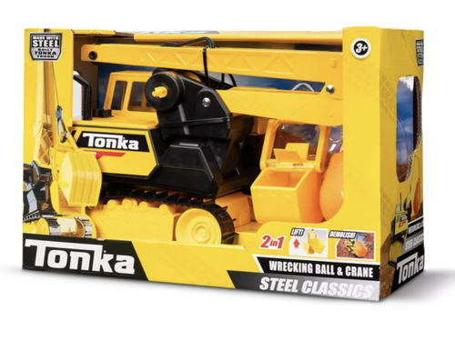 Tonka Steel Classics 2-in-1 Wrecking Ball & Crane Toy New With Box | eBay