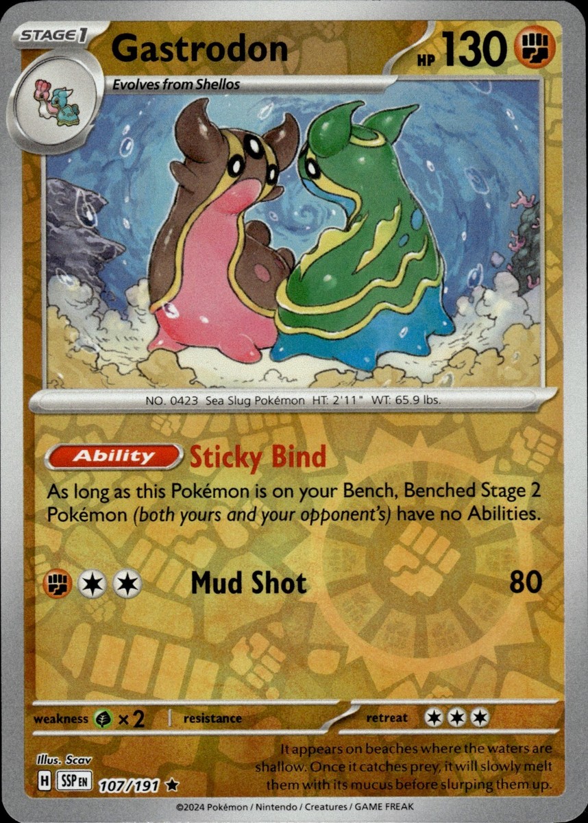 Gastrodon Evolution Chart