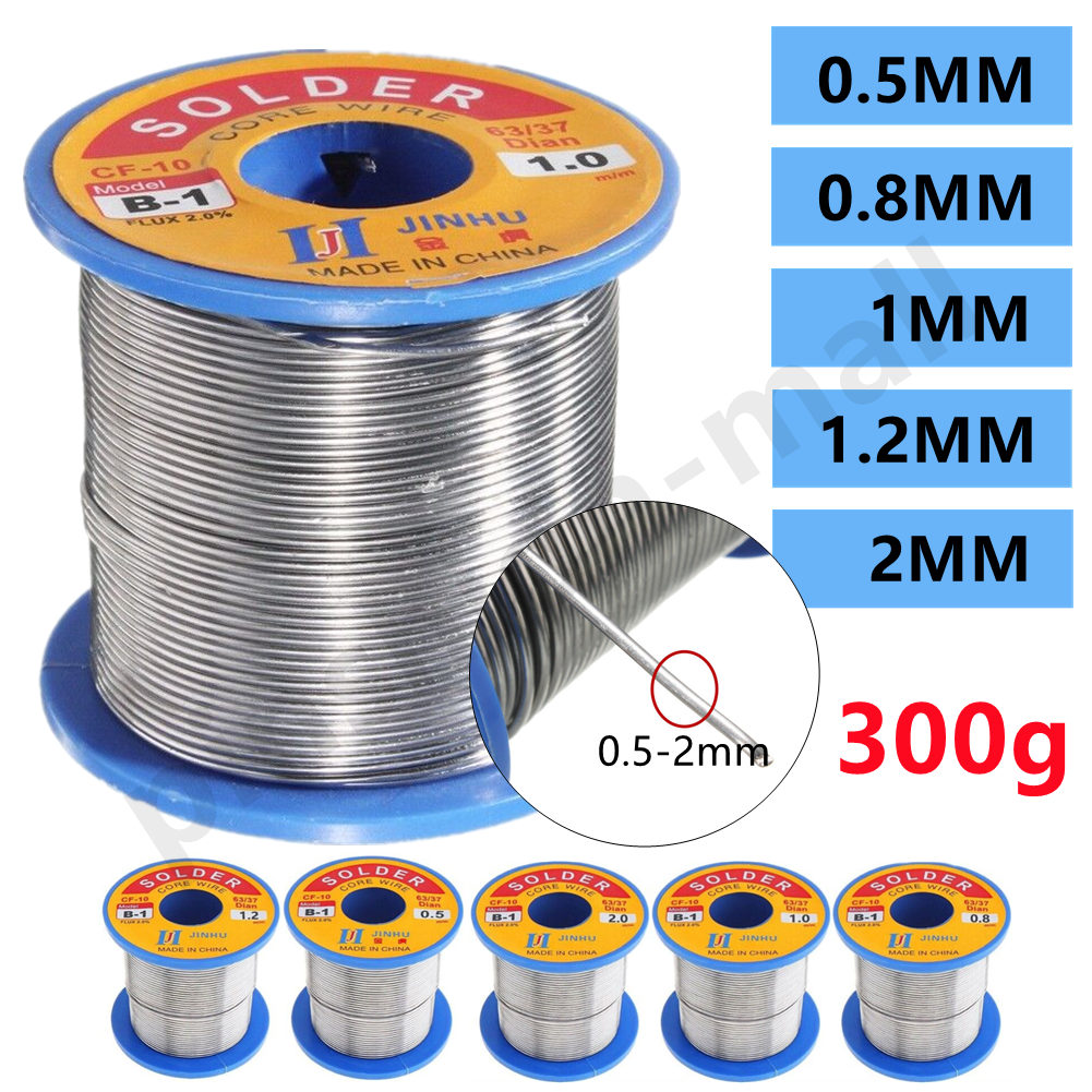 300g Tin Wire Soldering Solder Fluxed Core Electronics Lead Flux 0.5 ...