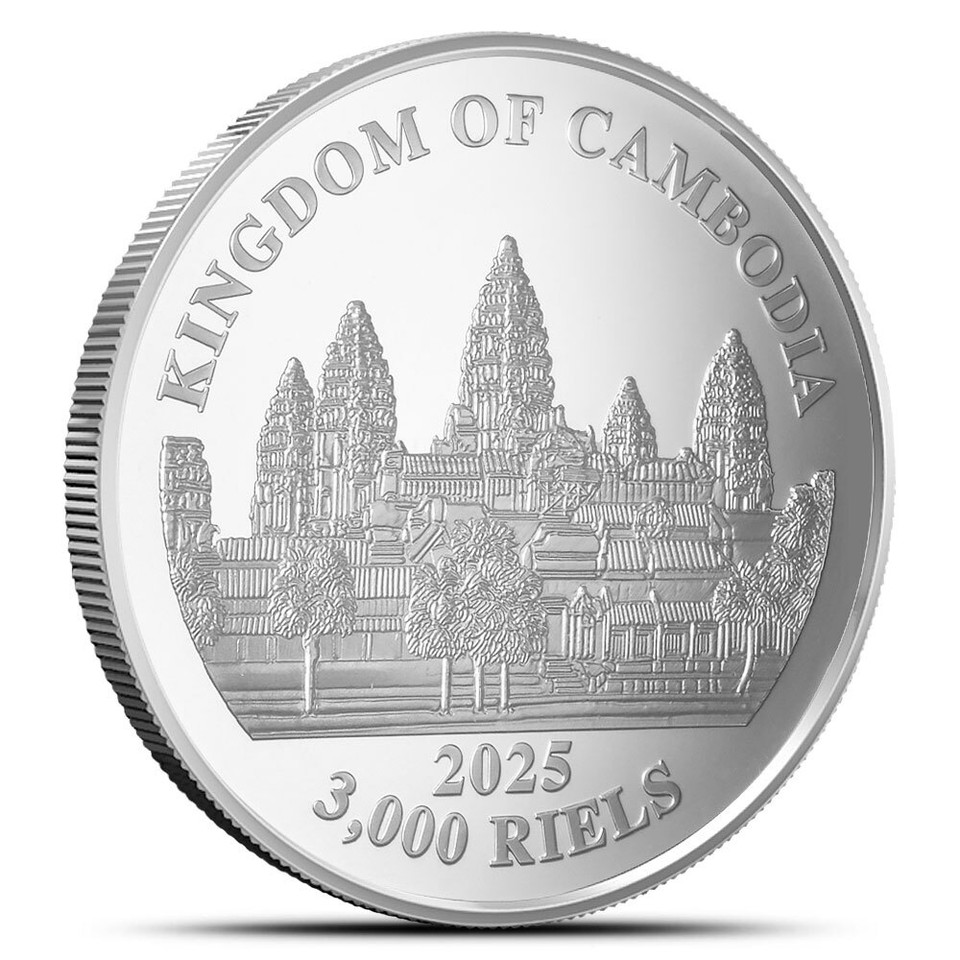 2025 1 oz Colorized Cambodia Silver Lost Tigers Coin (BU) | eBay