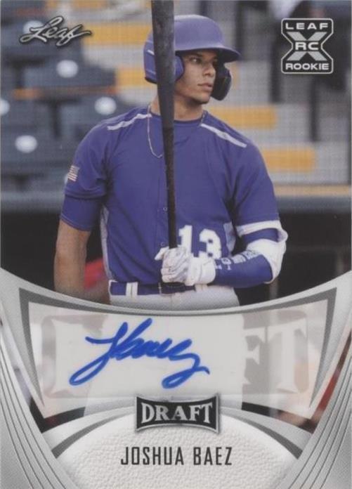 2021 Leaf Draft - Base Autographs Joshua Baez #BA-JB1 (AU, RC) for sale ...