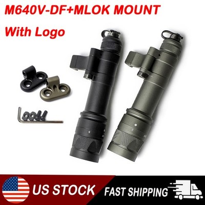 M640V-DF Weaponlight 1200lm LED Hunting w/ Picatinny Rail & Mlok Offset ...