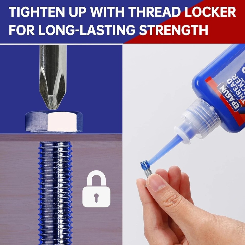 ThreadLocker 242 and 271, Thread Lock Medium and High Strength Lock ...