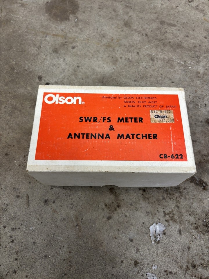 Vintage Olson Electronics CB067 SWR FS Meter antenna matcher | eBay
