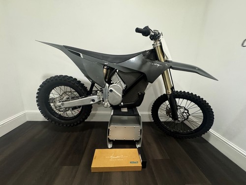 2024 STARK VARG 80hp FUTURE ELECTRIC MOTOCROSS BIKE GEN-2 FOREST GREY ...