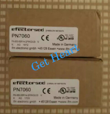 1pcs IFM PN7060 Pressure sensor PN-600-SBR14-QFRKG/US/ /V FedEx or DHL ...