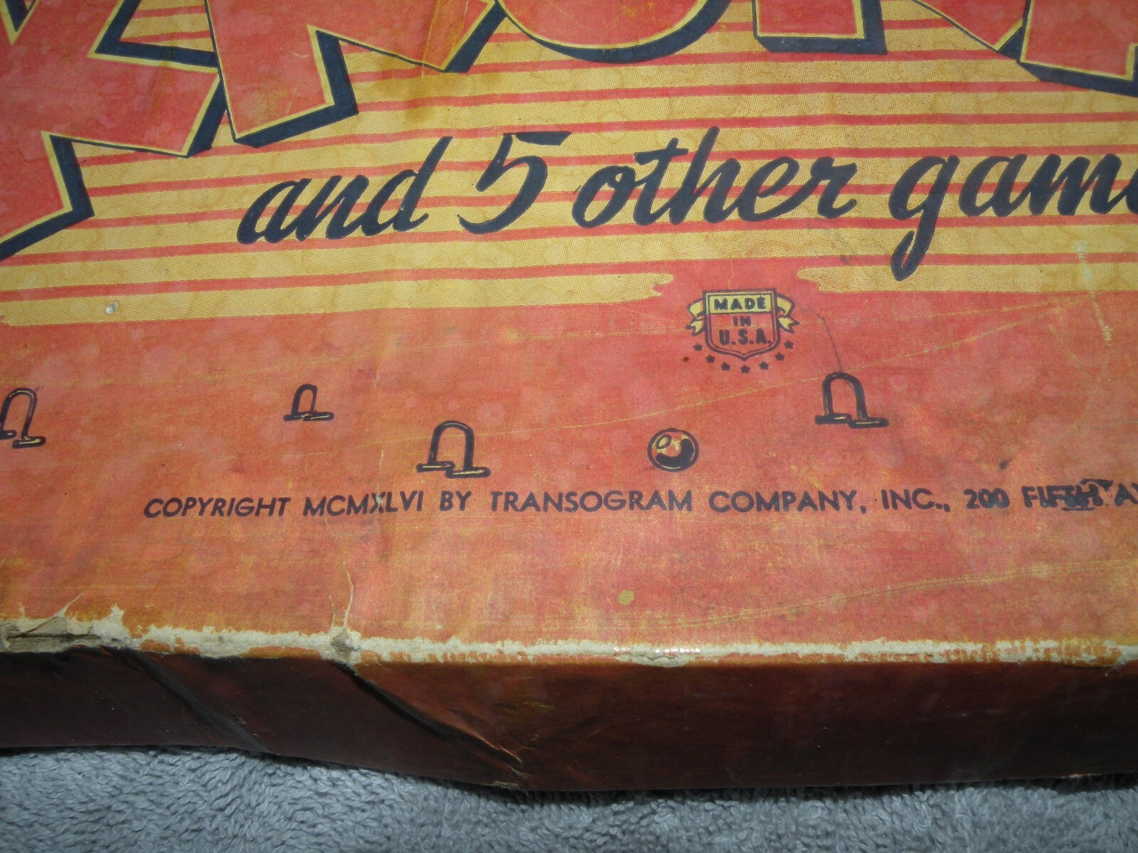 Transogram "Krokay" Croquet indoor floor game 1946 with box | eBay