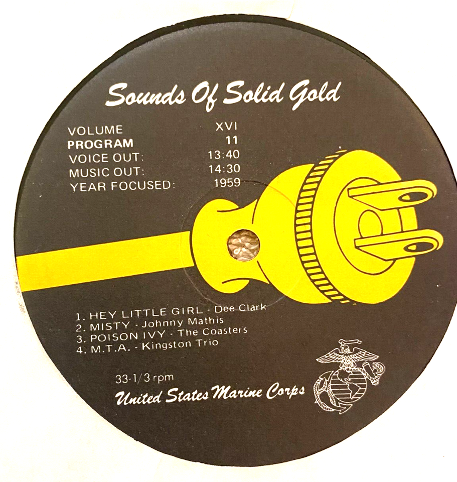 MARV BROOKS USMC SOLID GOLD #16 11/12 FEATURES 1974 & '59, WINGS ...