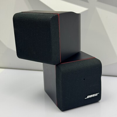 Bose Redline Double Cube Array Speakers Lifestyle Acoustimass Black ...
