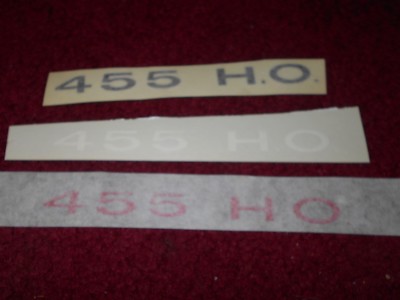 1971 1972 PONTIAC GTO 455 HO 455 H.O. 455 HIGH OUTPUT REAR SPOILER ...