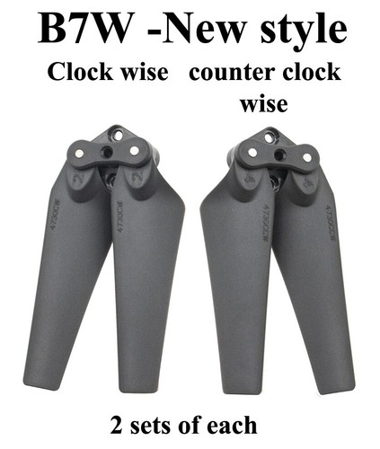 4PCS blade set For MJX B7 Bugs B7W Contixo F30 GPS 4K Drone - Old style ...