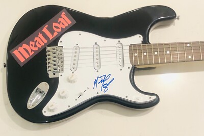 Meatloaf Signed Autograph Guitar Bat Out of Hell JSA Authentication | eBay
